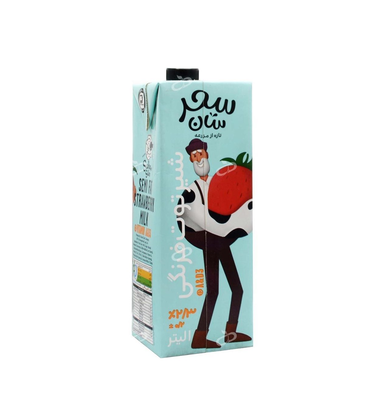 خرید و قیمت شیر استریل توت فرنگی 125 میل و انواع محصولات از برند سحرسان